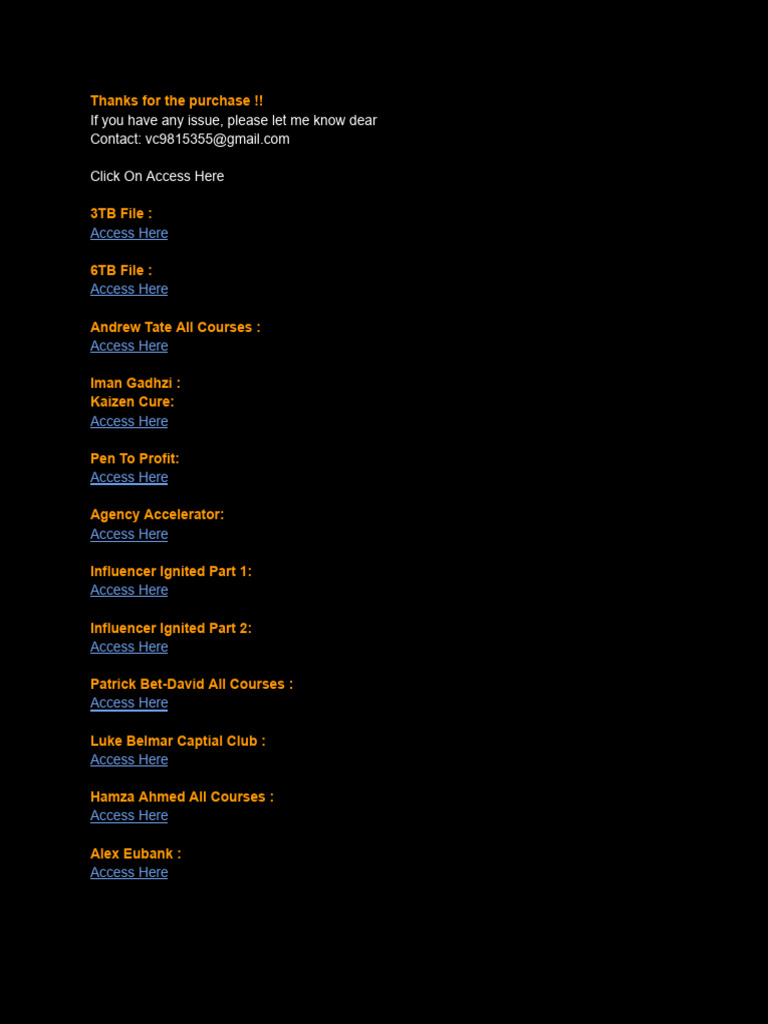 All Courses of Andrew Tate Iman Gadhzi Luke Belmar Hamza Ahmad Patrick Bet David Alex Eubank 2 ...