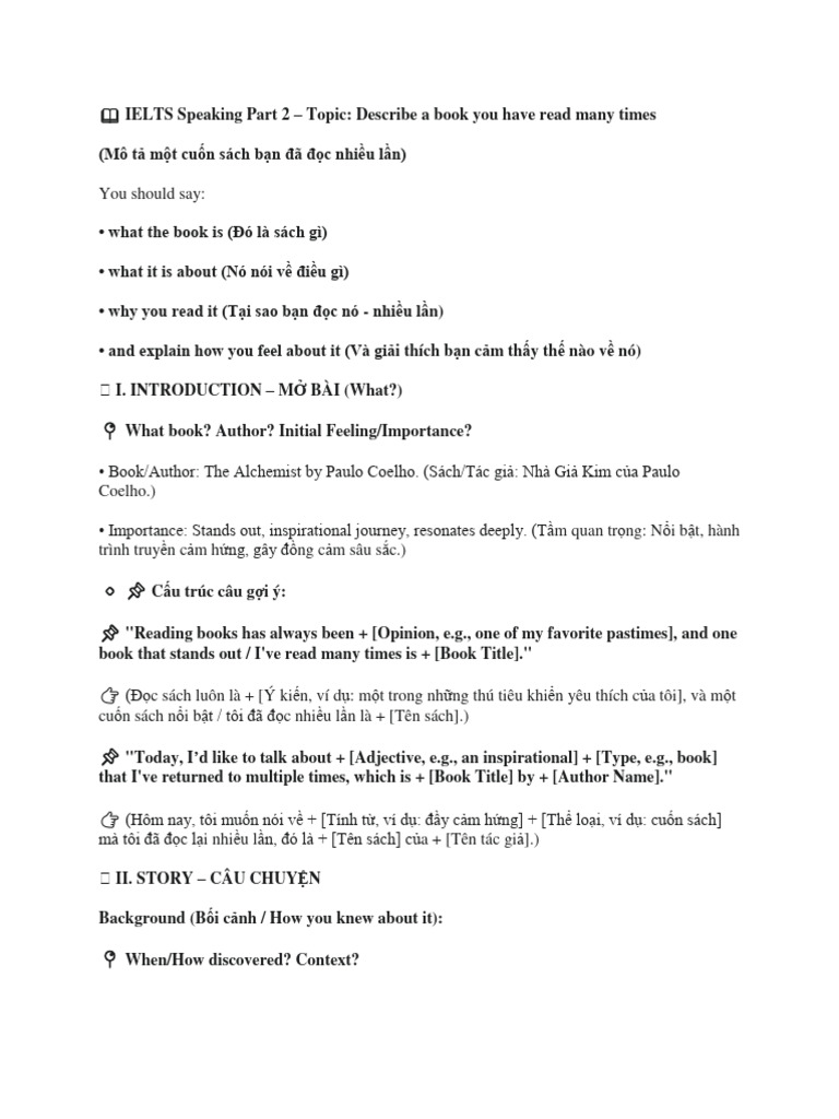 Speaking Concept Object Hand Out | PDF