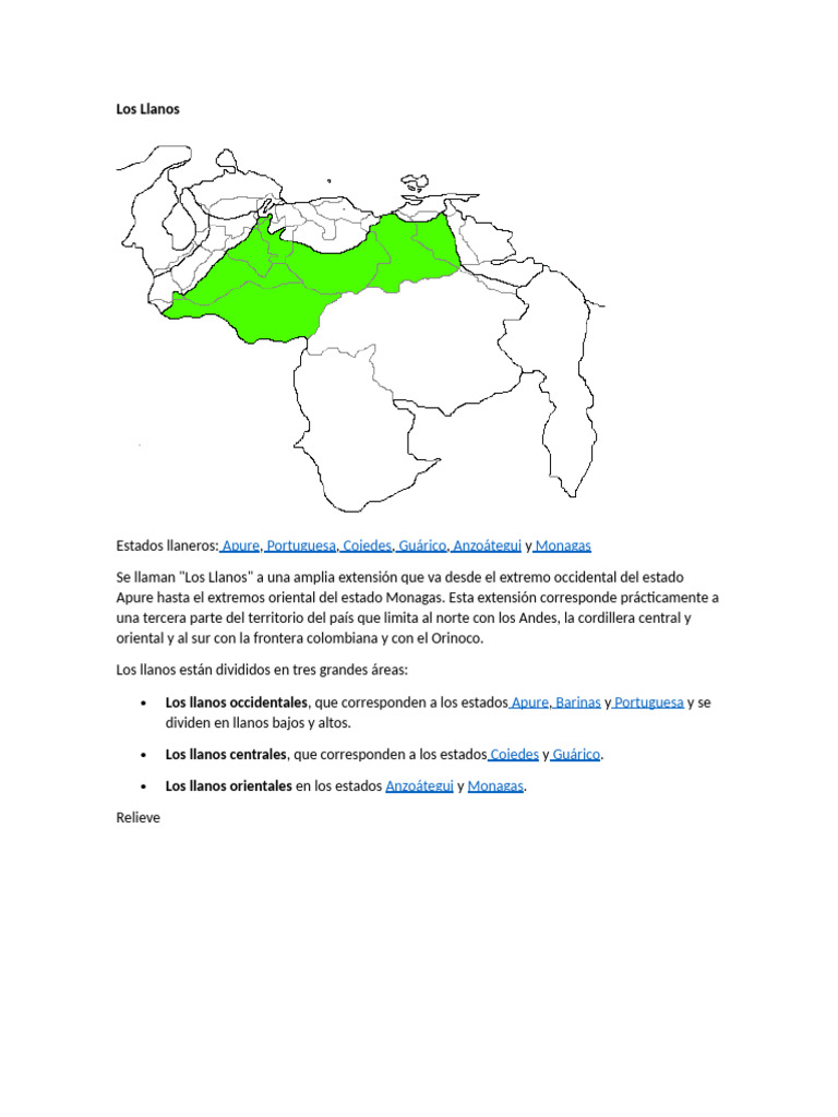 Los Llanos | PDF | Geografía Física | Ciencias de la Tierra
