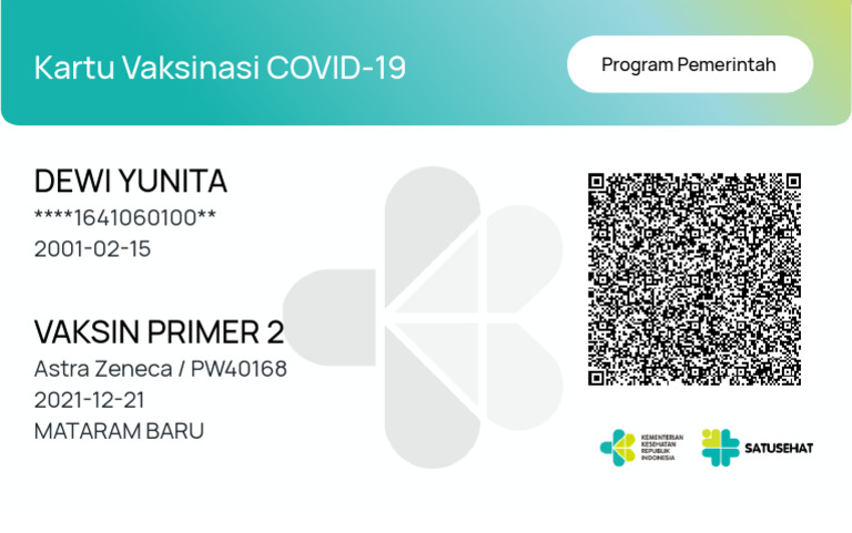 Vaccine Certificate Dose 2 Dewi Yunita 716 | PDF