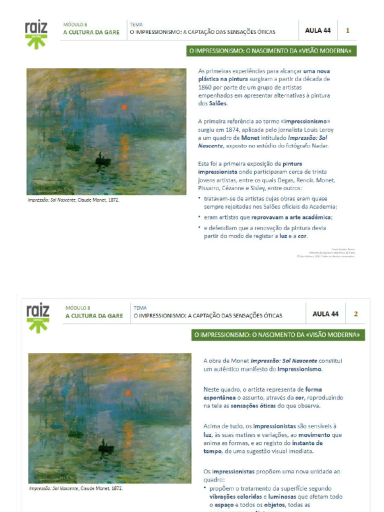 Impressionism o | PDF