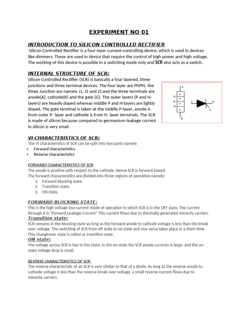 Experiment No 01.docx Pe | PDF | Manufactured Goods | Electrical Components