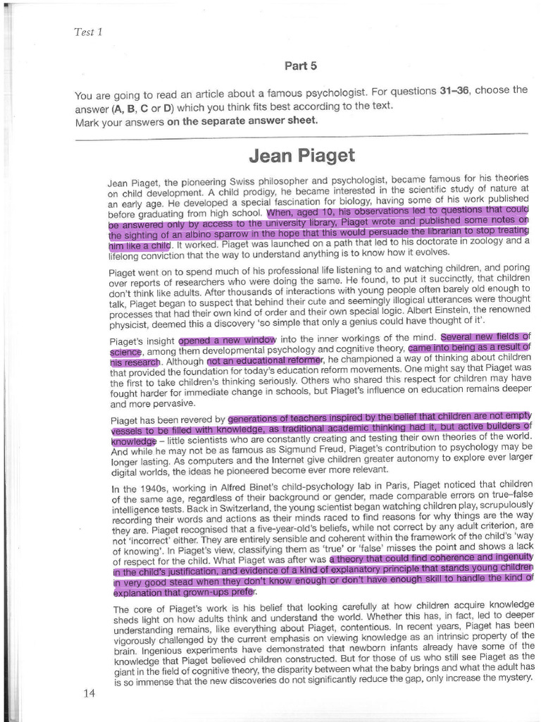 CAE Tet (Key Answer + Explanation) | PDF