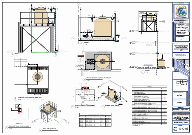 CSYNPT-IS.C-003-100 - IS-C-05 - REPLANTEO DE IISS DE AGUA POTABLE - SISTEMA DE ALIMENTACIÓN - | PDF