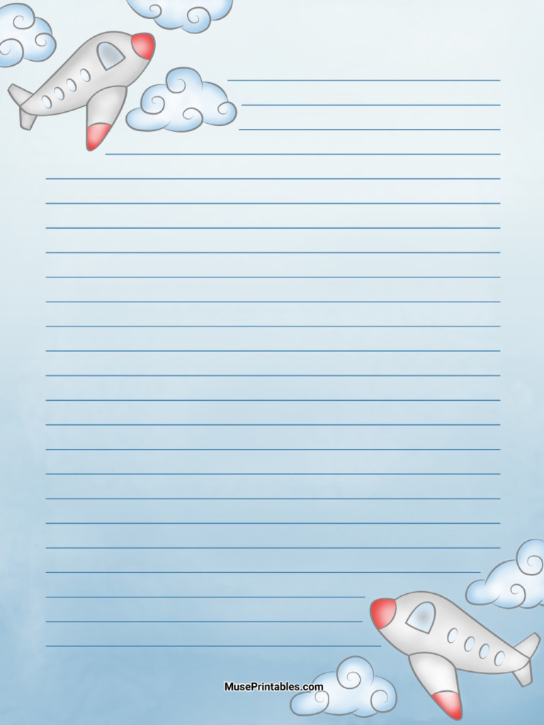 Airplane Stationery Watermarked | PDF