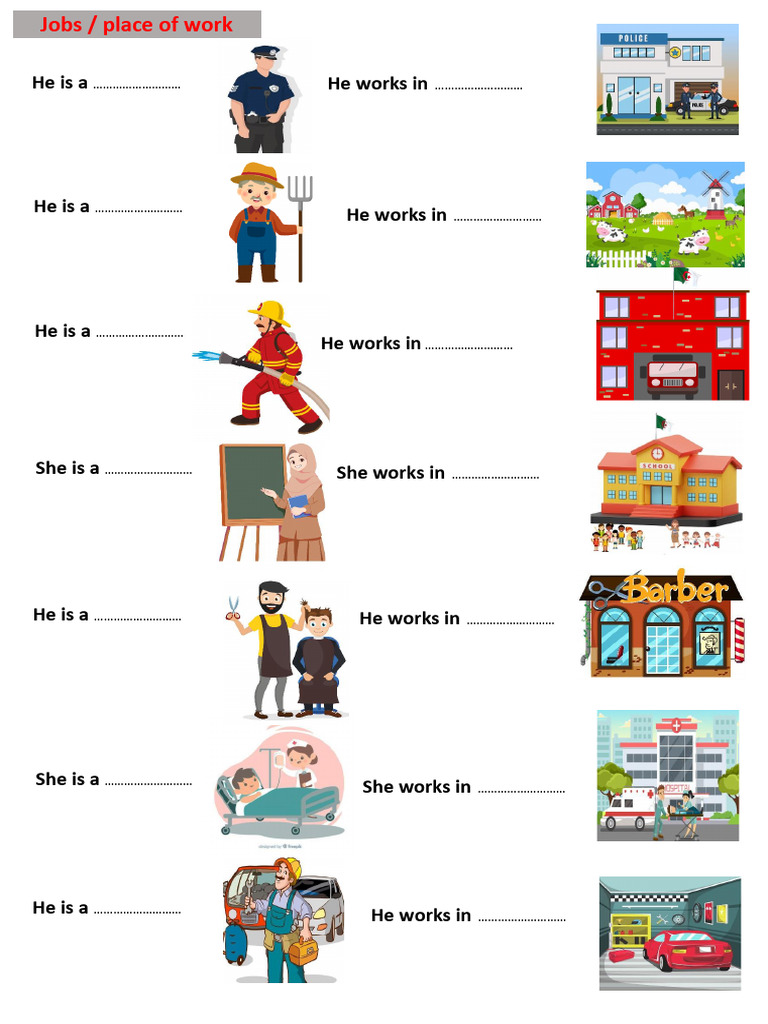 Job Roles and Workplaces Overview | PDF