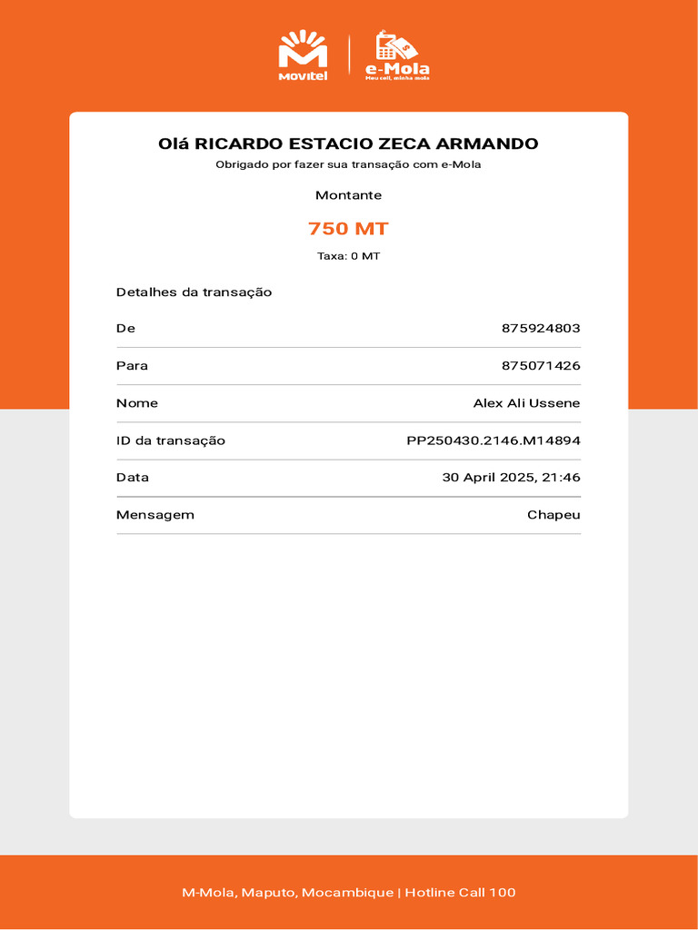 Emola Receipt PP250430.2146.M14894 | PDF