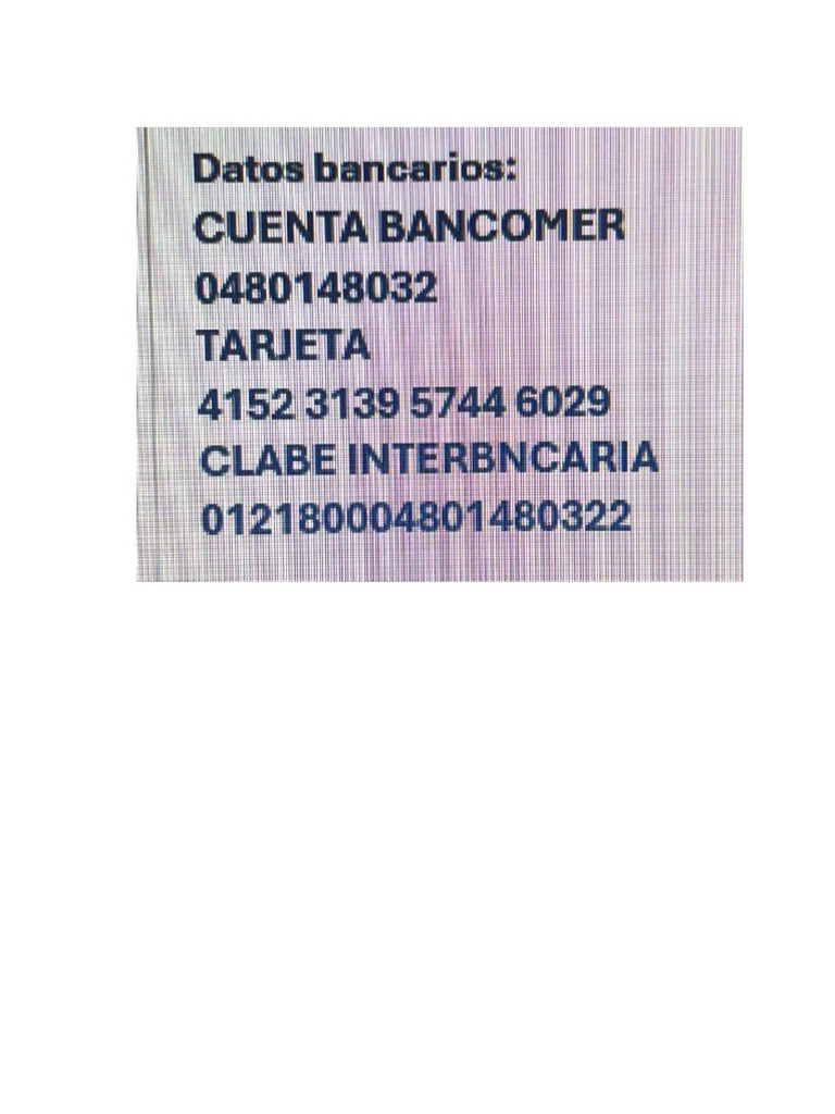 Datos Bancarios Garnica | PDF