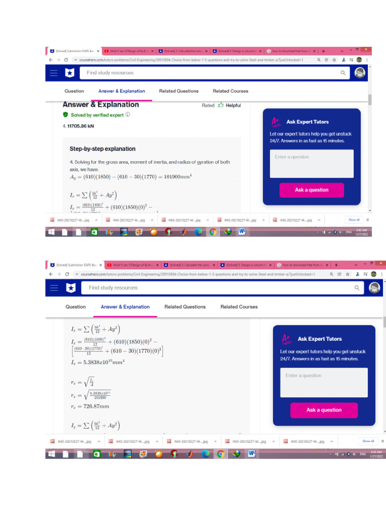 Steel and Timber Ass Ques #3 | PDF