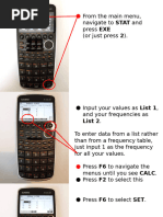 1 Var Stats | PDF | Menu (Computing) | Statistics