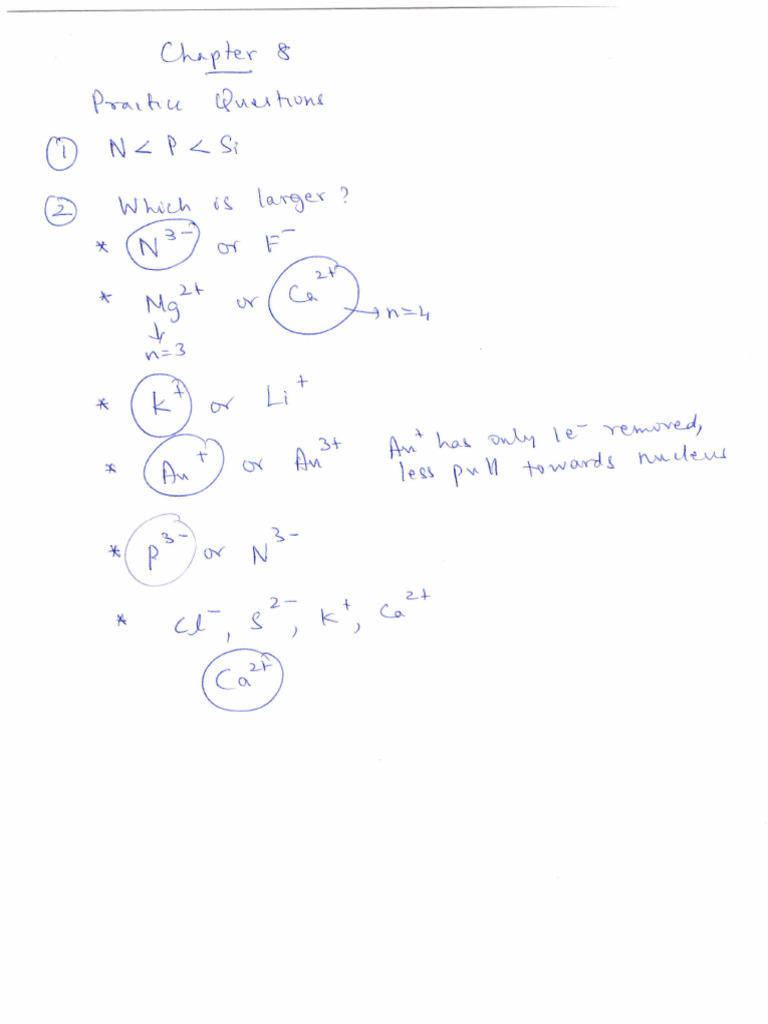Chapter 8 Practice Questions | PDF