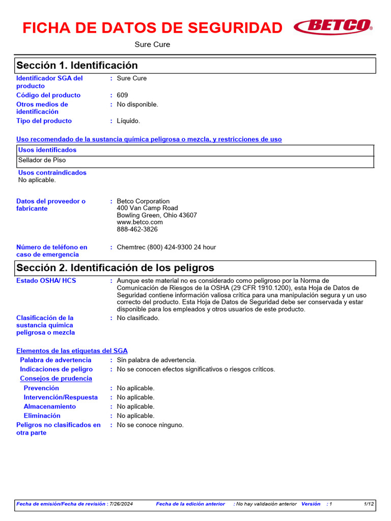 Sure Cure | PDF | Residuos | Toxicidad