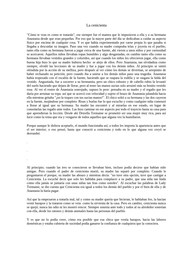 La Cenicienta | PDF