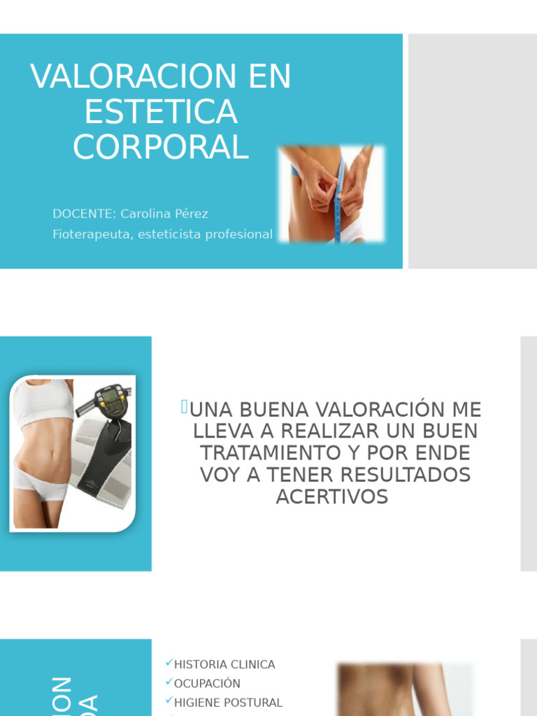 Valoracion en Estetica Corporal 3 | PDF | Antropometría | Pecho