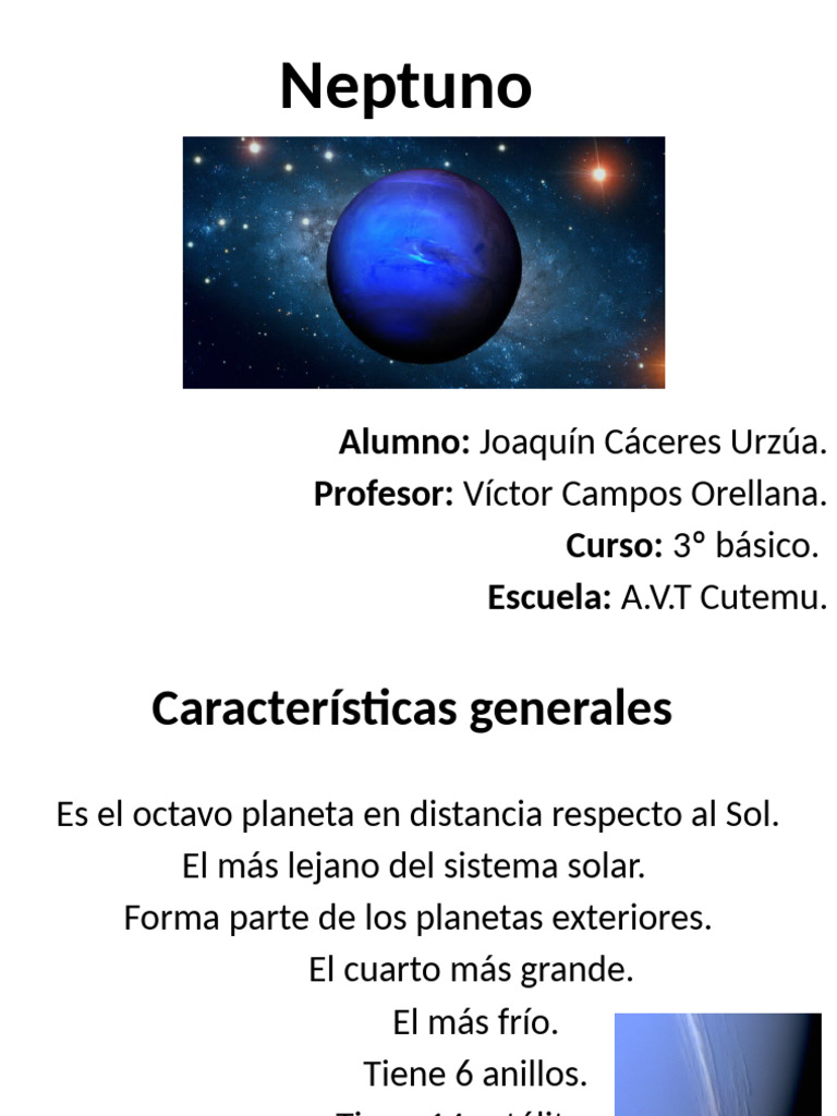 Disertacion de Neptuno | PDF