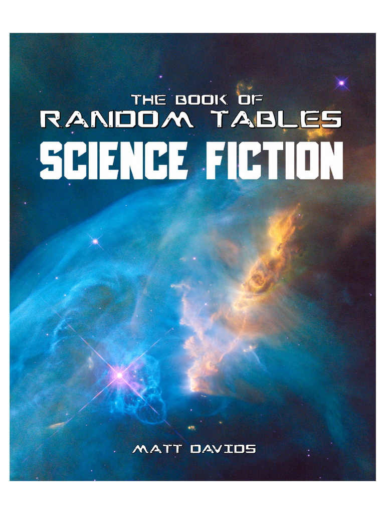 Sci-Fi RPG Random Tables Guide | PDF | Ships | Piracy