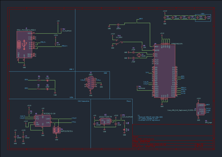 USB2CAN v2 Schematic | PDF