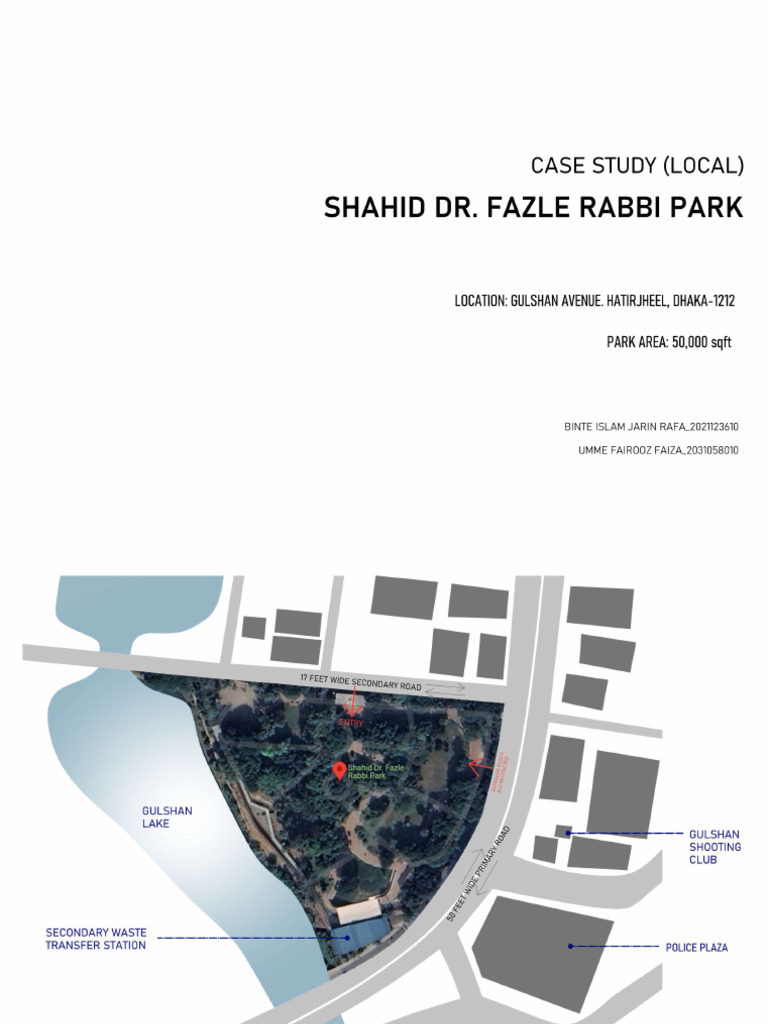 Fazle Rabbi Park Case Study | PDF
