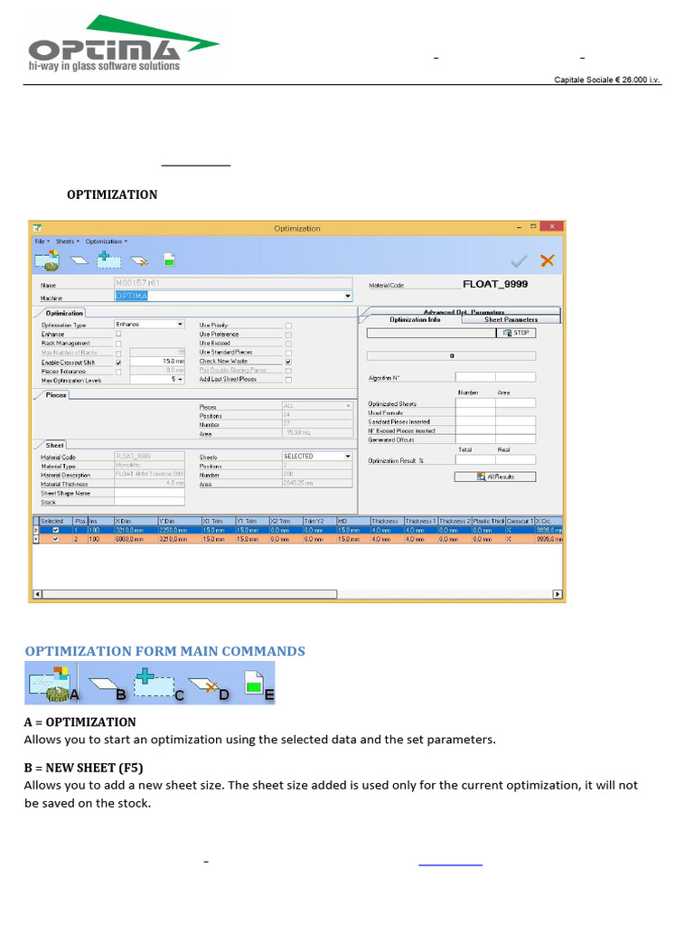 NEW OPTIMIZATION FORM EditWay 6 7 OptyWay 8 7 ENG | PDF | Mathematical Optimization | Algorithms