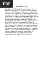 Biographie de Jean-Baptiste Tati-Loutard | PDF