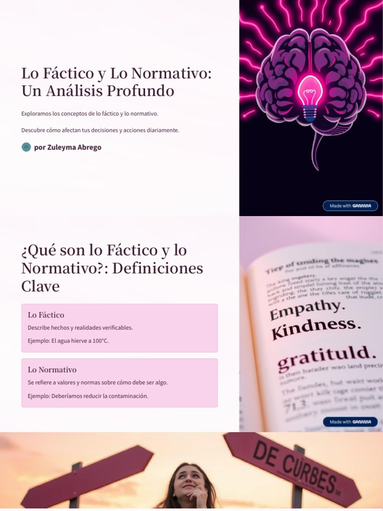 Lo Factico y Lo Normativo Un Analisis Profundo | PDF | Sicología ...