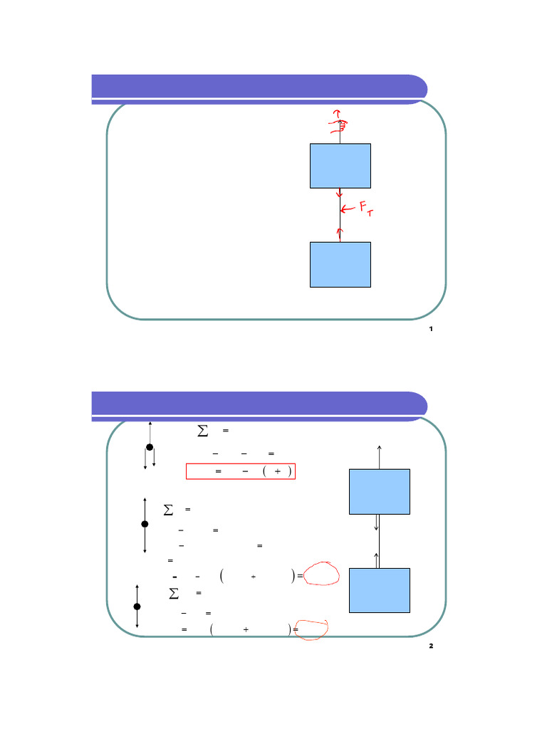 8b Problems in Dynamics - Interacting Objects CANVAS | PDF | Tension ...