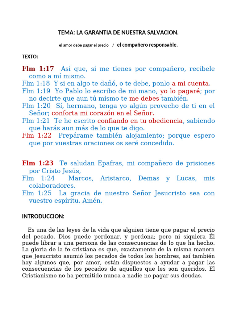 Tema - Filemon.17 25. | PDF | Epístola a Filemón | Pablo el apóstol