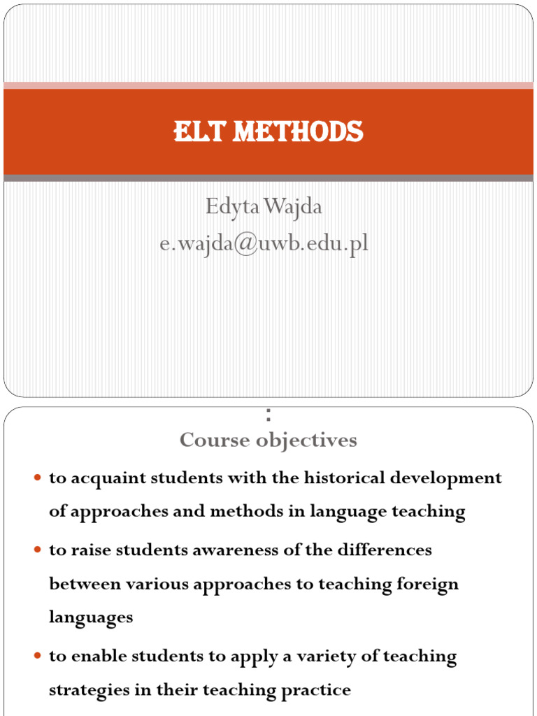 Traditional Methods - GTM and DM | PDF | Human Communication ...