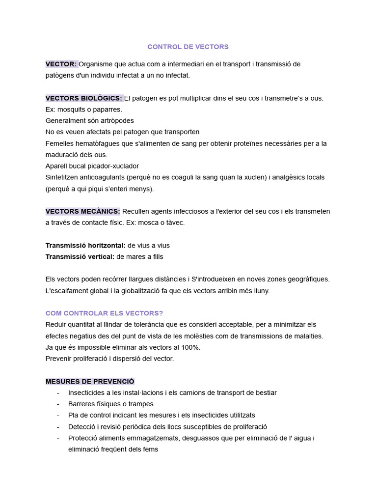 Tema 1 - Control de Vectors | PDF