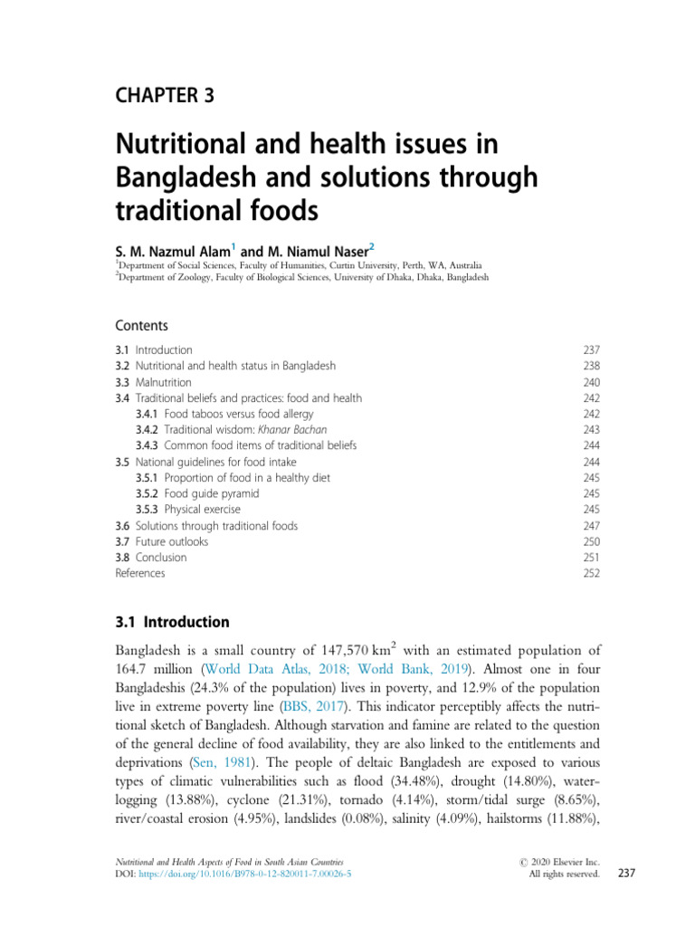 3 - Nutritional and Health Issues | PDF | Malnutrition | Human Nutrition