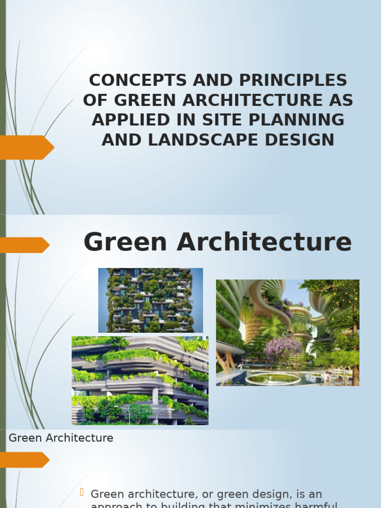 Green Architecture: Principles & Practices | PDF | Sustainable ...