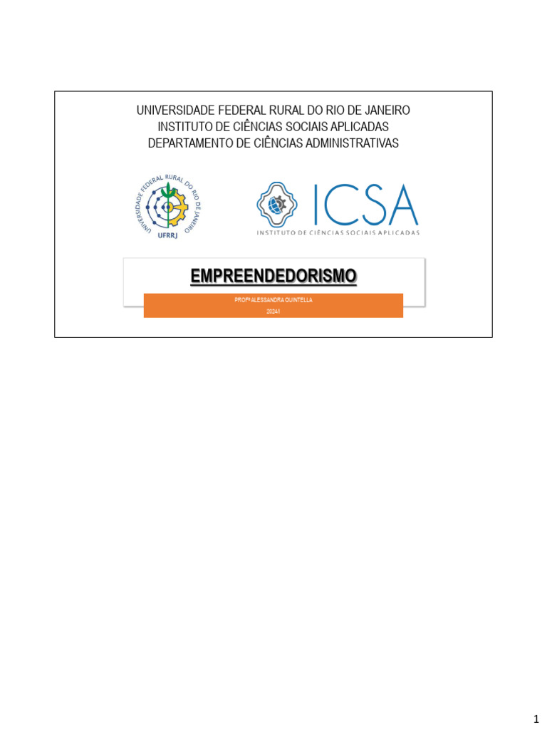 Empreendedorismo - 03 Alessandra Quintella A | PDF | Empreendedorismo ...