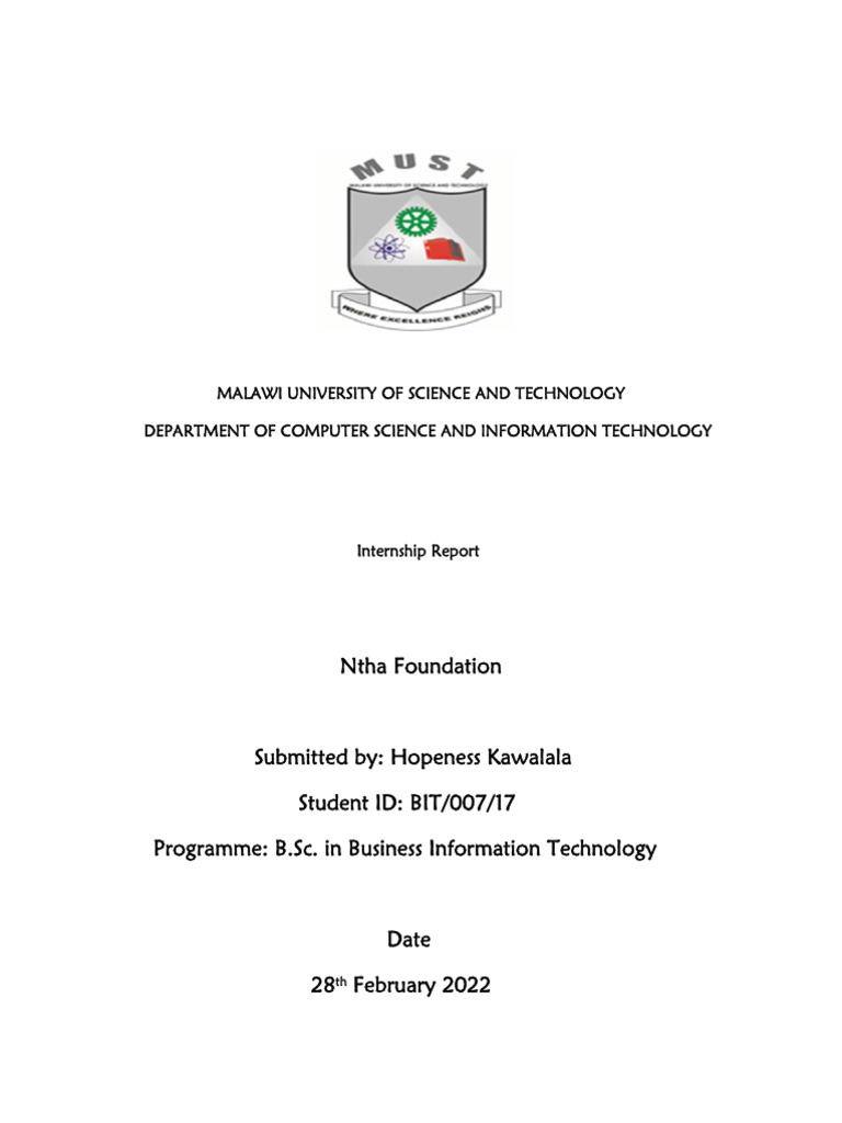 CSIT Final Internship Report - BIT-007-17 | PDF | Entrepreneurship | Speech Synthesis
