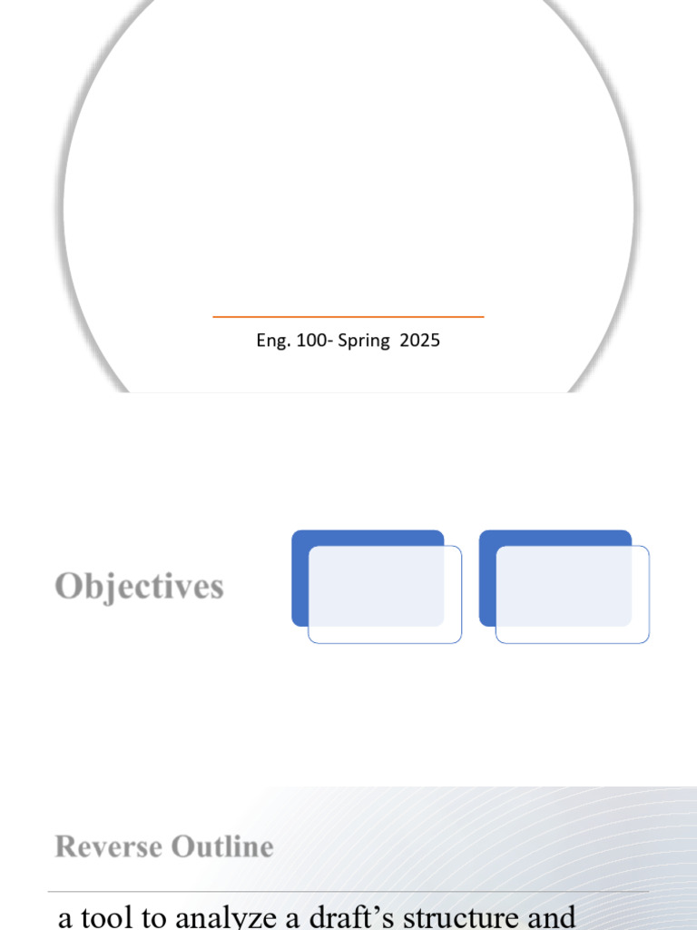 Reverse Outline - Final Project | PDF