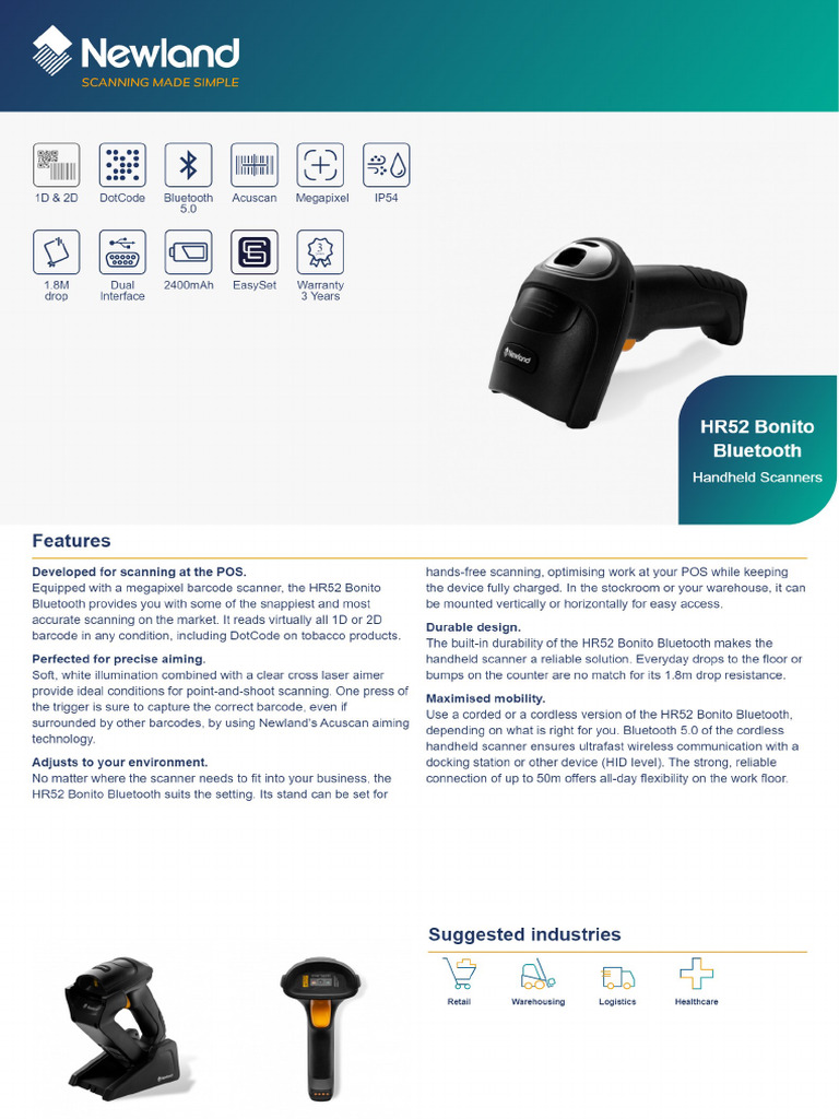 HR52 Bonito Bluetooth | PDF