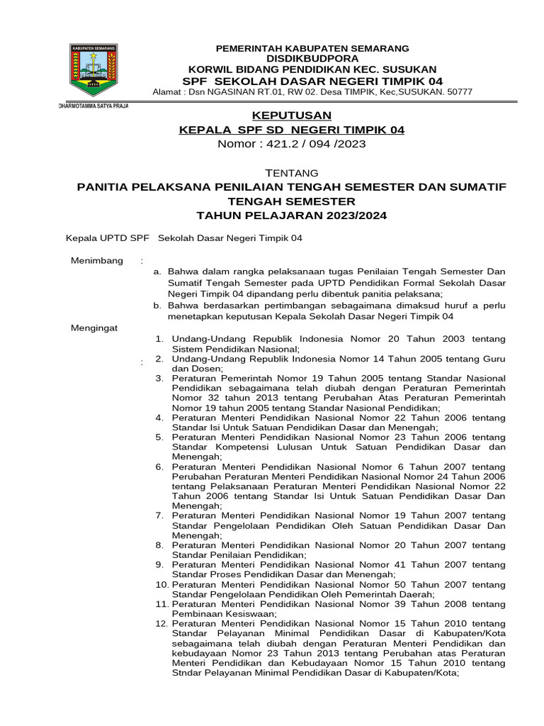 SK PPDB 2023 2024 | PDF