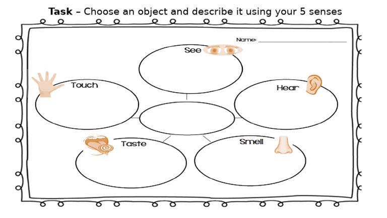 Basic Group - 5 Sense Graphic Organizer | PDF