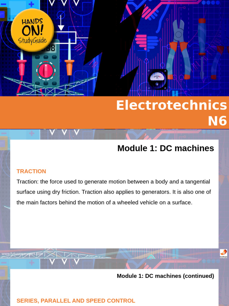 PPT_N6-Electrotechnics | PDF | Electric Motor | Transformer