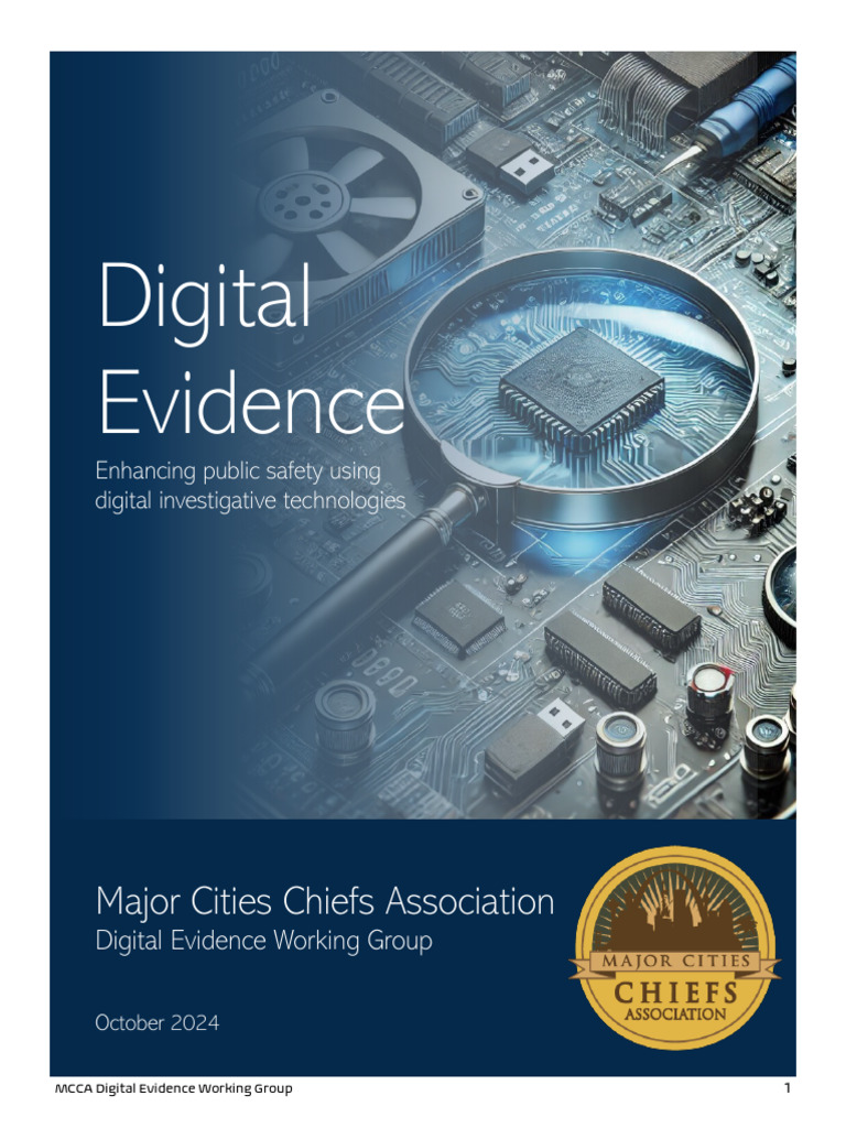 MCCA Digital Evidence White Paper Oct 2024 | PDF | Digital Forensics ...