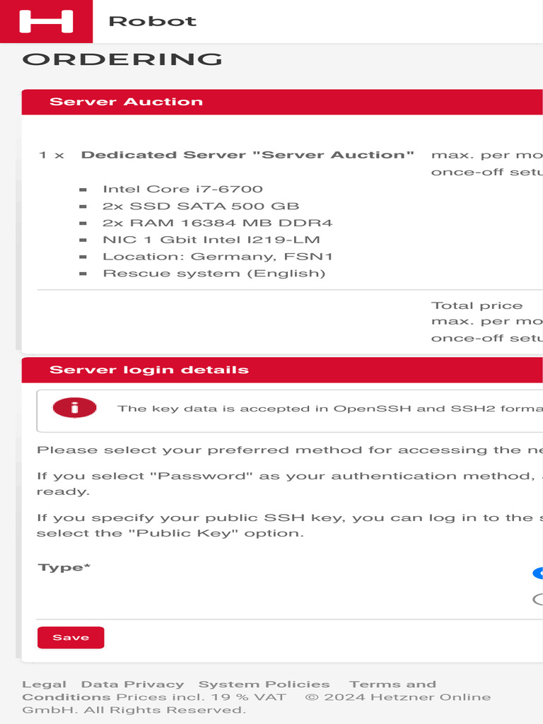 Hetzner Online GMBH - Robot | PDF