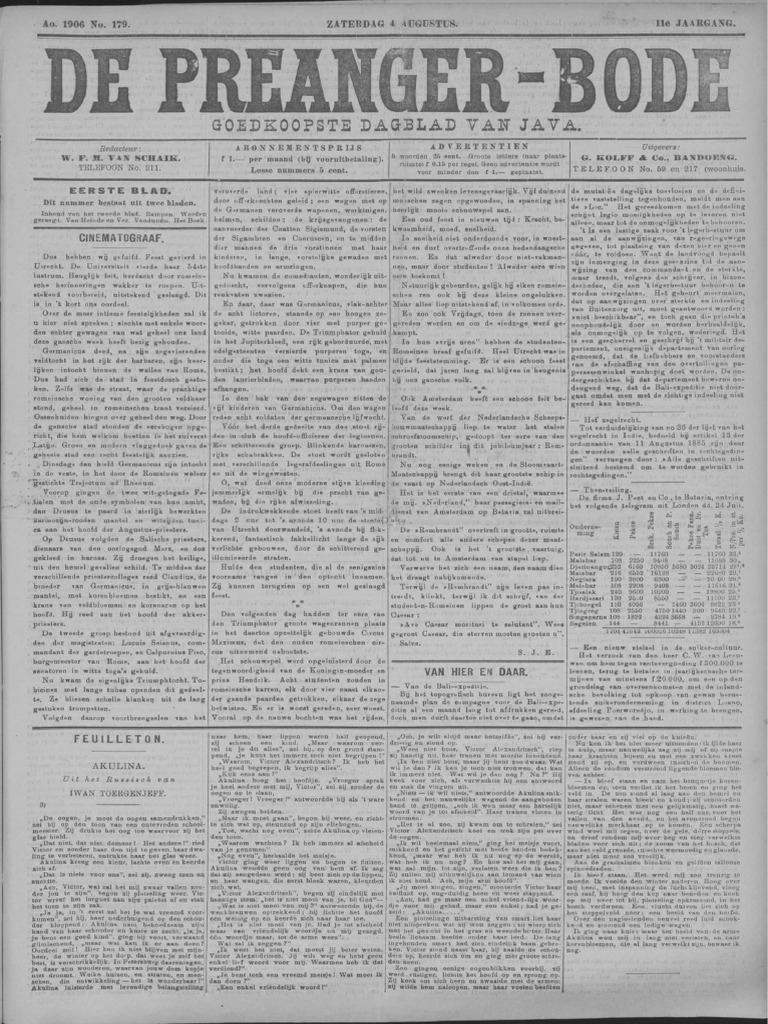 De Preanger Bode | PDF