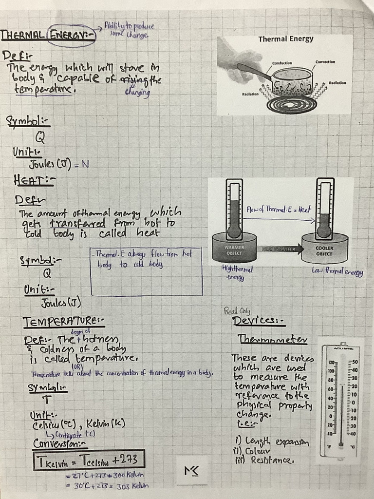 Thermal Physics Notes | PDF