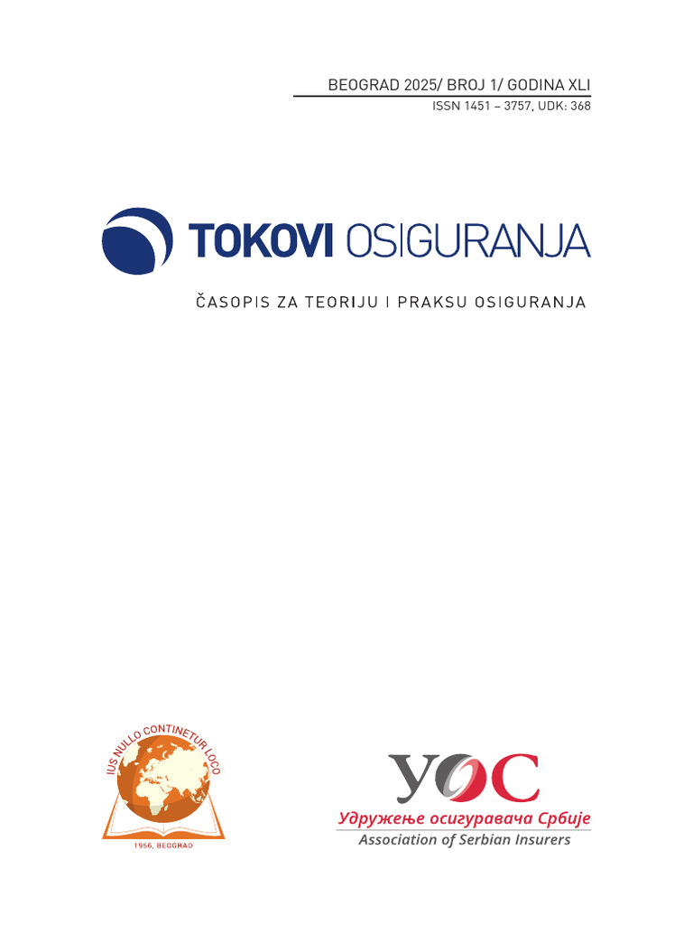 Tokovi-osiguranja-br1-2025-–-knjizni-blok-–-za-stampu | PDF | Serbia