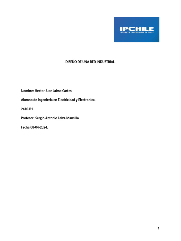 Epe2 Hector Jaime Cartes | PDF | Scada | Red de computadoras