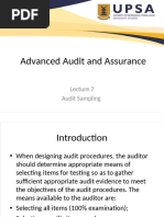 Internal Audit Sampling by IIA | PDF | Sampling (Statistics) | Statistics