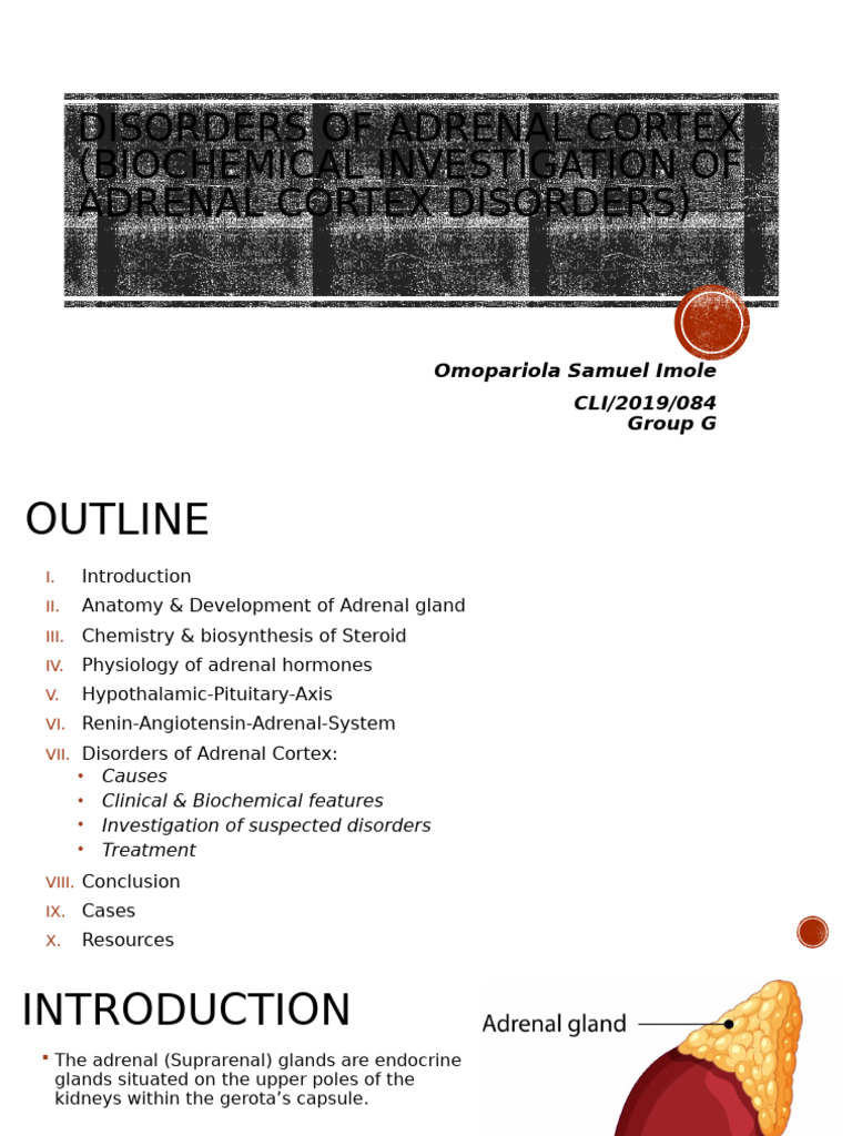 Disorders of Adrenal Cortex (Biochemical Investigation of Adrenal Cortex) | PDF | Adrenal Gland ...
