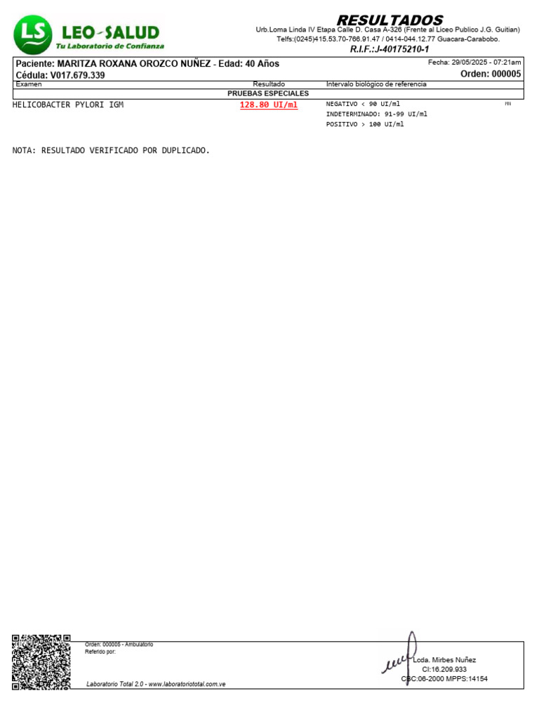 Maritza Roxana Orozco Nuñez 40 A 29-05-2025 000005 | PDF