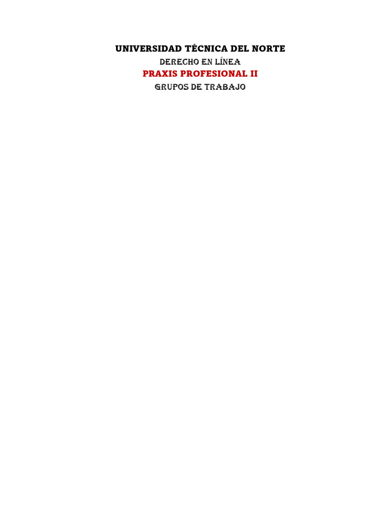 Grupos de Ppii | PDF