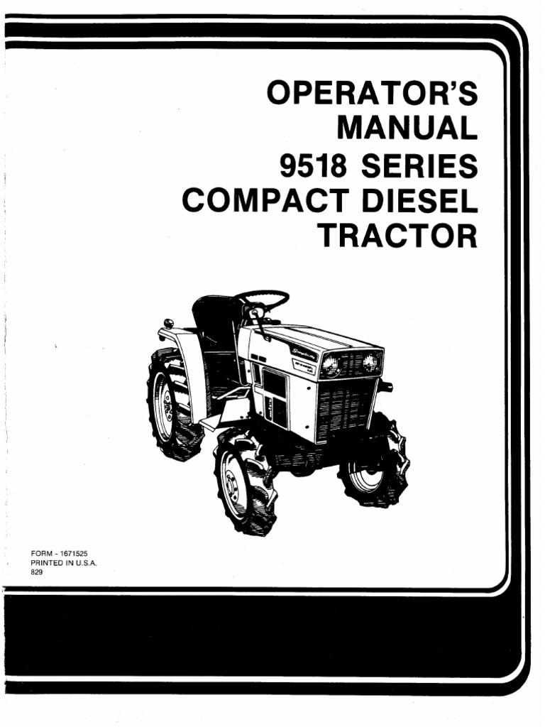 Operators Manual Simplicity 9518 | PDF