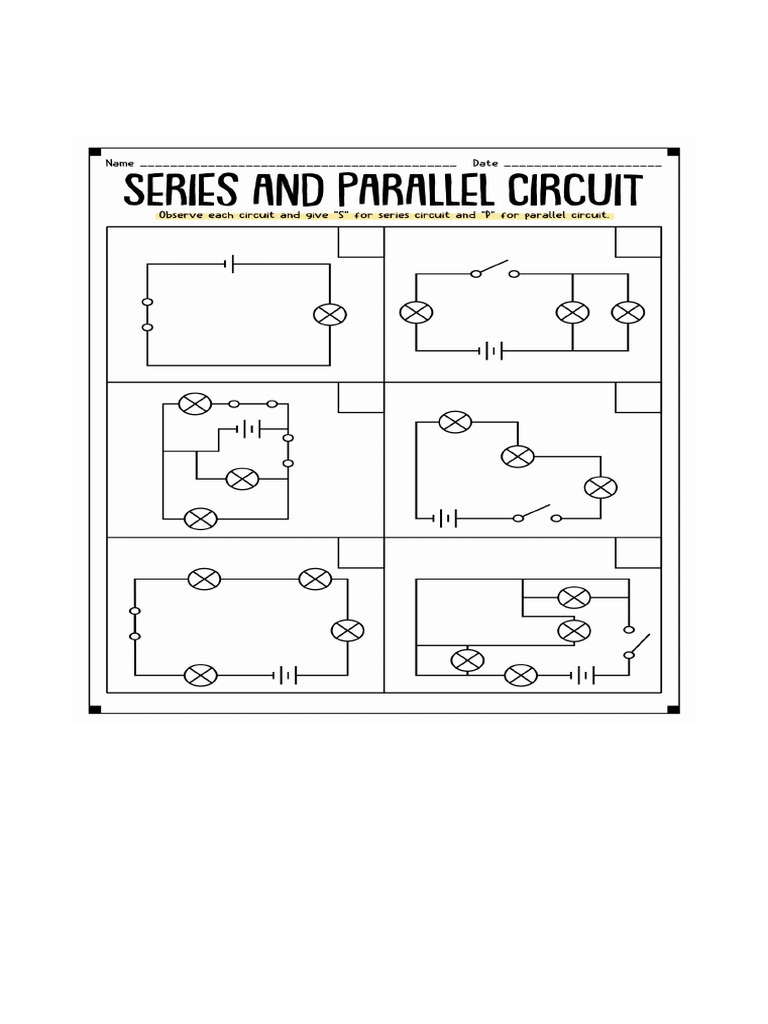 Printablee.com Series and Parallel Circuit Diagram Worksheet 18959.Jpg ...
